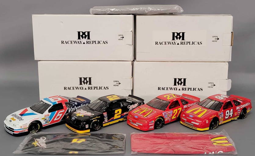 Raceway Replicas 1/24 Scale Nascar Cars In Original Box