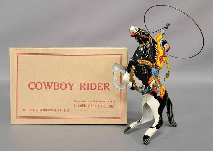 Louis Marx Cowboy Rider in original box, working - Oct 23, 2021 ...
