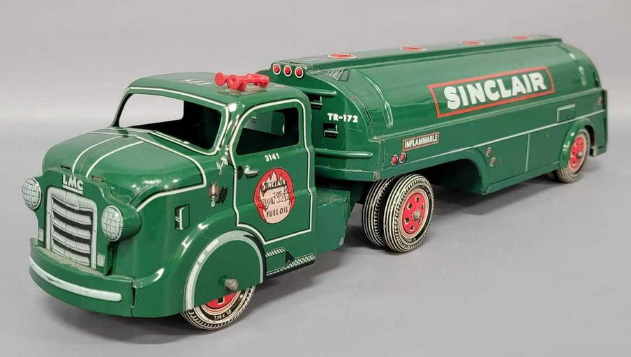 Marx Sinclair Power X Semi Tractor And Tanker Trailer