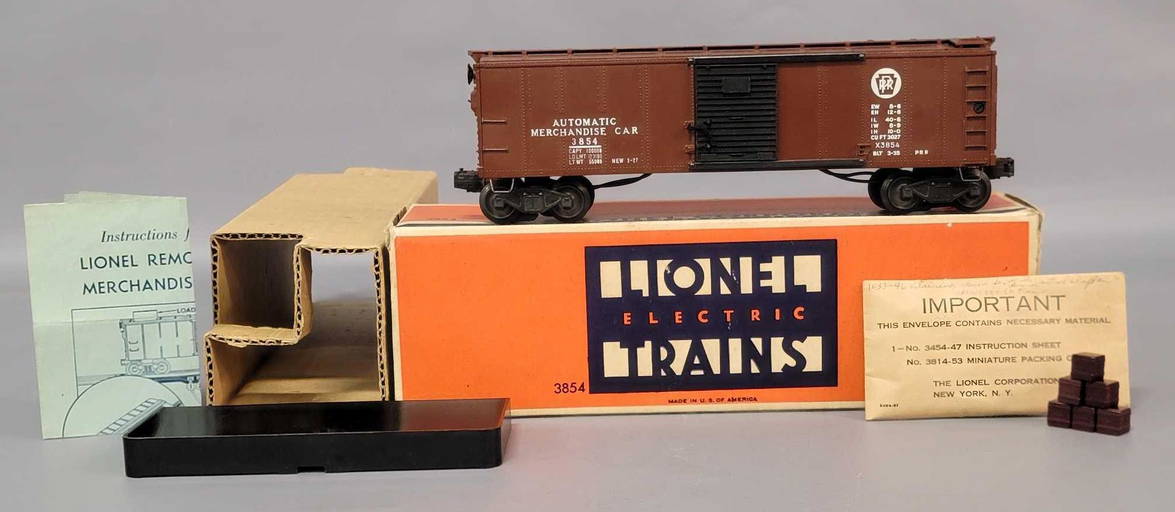Postwar Lionel 3854 O gauge operating merchandise car - Nov 06, 2021 ...