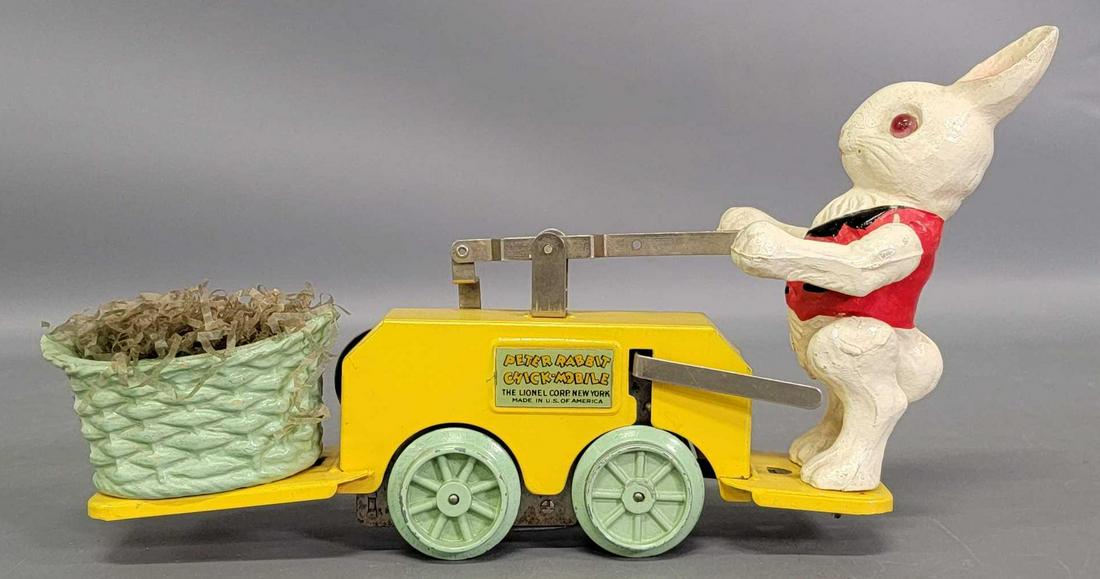 Lionel prewar O 1103 Peter Rabbit chick mobile handcar (#0092) on Dec ...