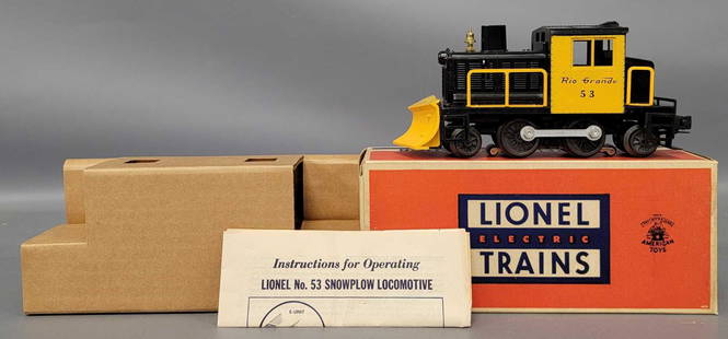 Lionel No. 53 Rio Grande Correct A Snowplow