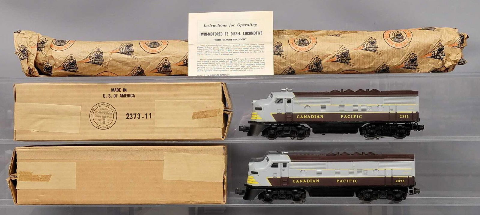 Lionel Postwar O 2373 Canadian Pacific F 3 Diesel