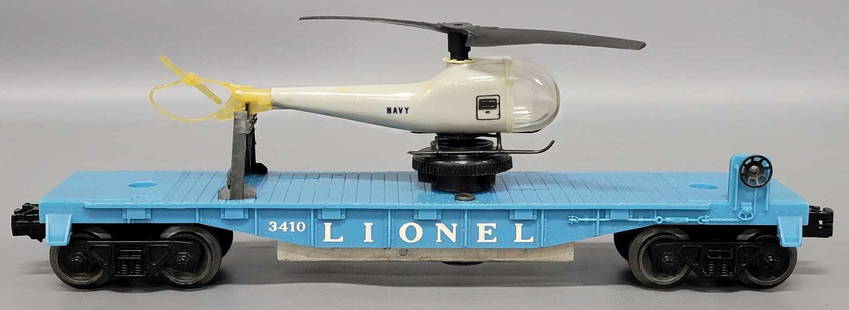 Lionel Postwar Ho 319 Operating Helicopter Car In