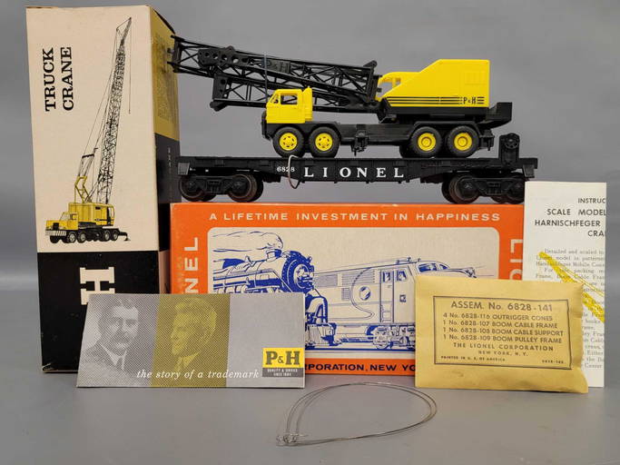 Mint unrun Lionel postwar O 6828 Harnischfeger truck (#0079) on Jan 08 ...