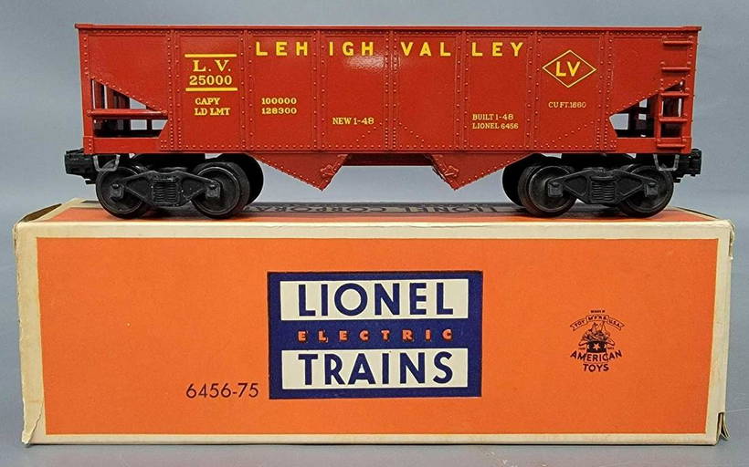 Lionel postwar O 6456-75 Lehigh Valley hopper glossy - Jan 29, 2022 ...