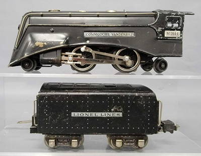 Lionel 264 E And 265w Tender Commodore Vanderbilt