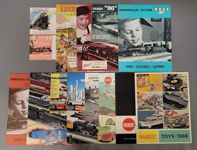 27 Different Styles/years American Flyer Catalogs