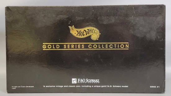 Hot Wheels Fao Schwarz Gold Series Collectors Set