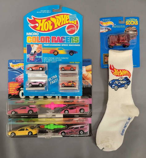 Group of four Hot Wheels Color Racers and Micro Color (#0348) on Mar 05 ...