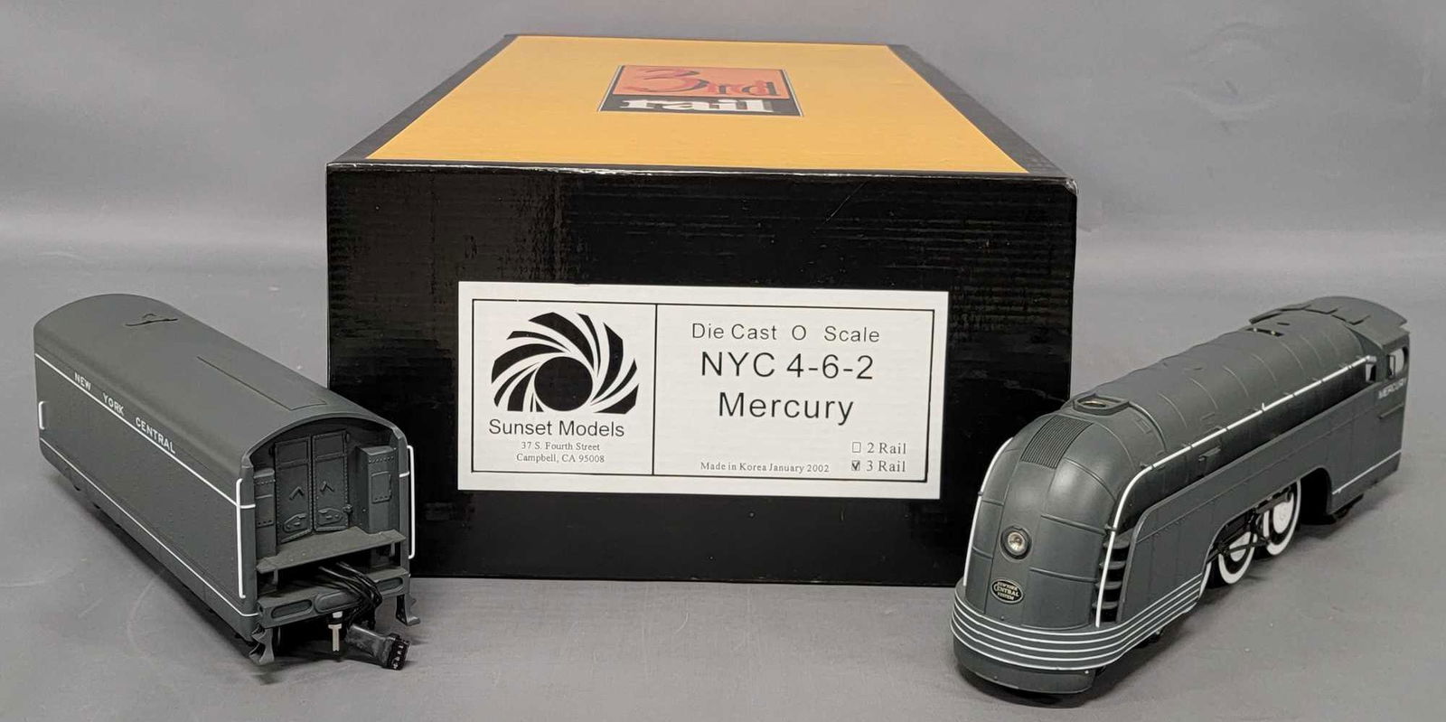 3rd Rail Division Sunset Models O Gauge Brass Nyc 4 6 2 Mercury In ...
