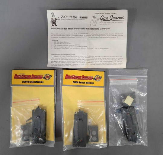 Three Ross custom switches Z1000 switch machines - Mar 12, 2022 ...