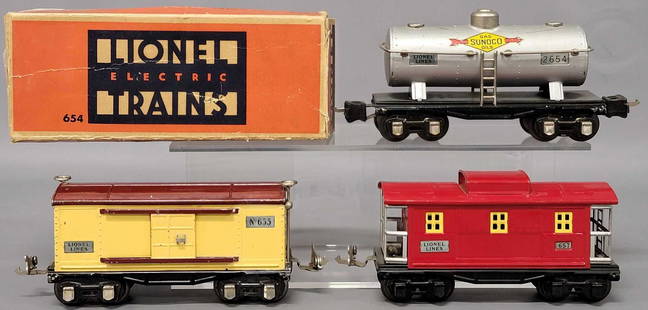Three Lionel Nabisco Train O Rama