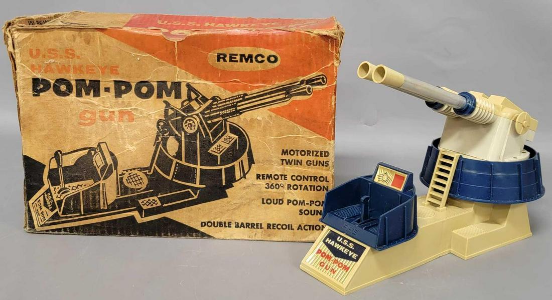 REMCO USS Hawkeye Pom-Pom gun in original box (#0071) on Apr 03, 2022 ...