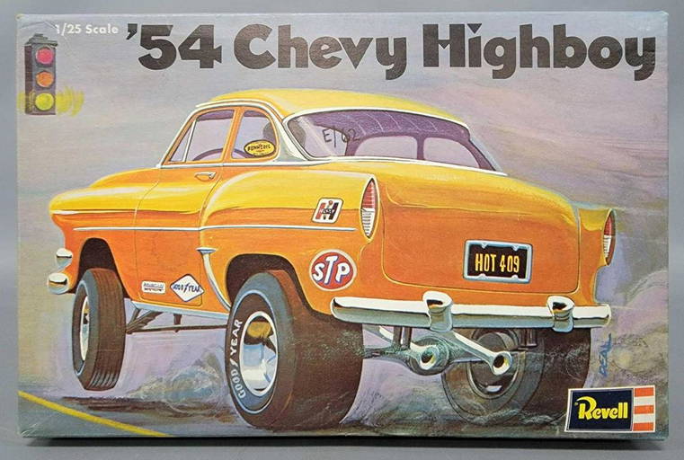 Revell 1/25 Scale H 1205 '54 Chevy Highboy Model Kit Unbuilt In ...