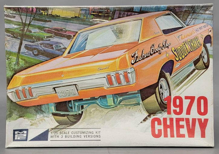 Mpc 1/25 Scale 370 200 1970 Chevy Model Kit Factory Sealed