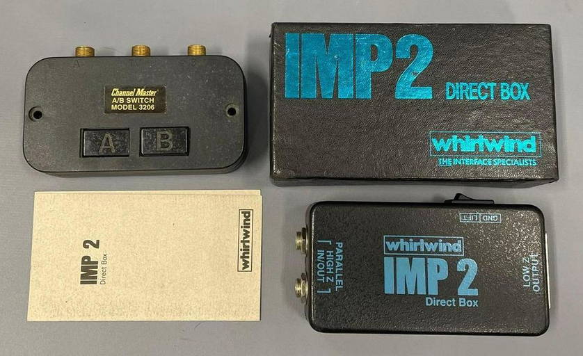 IMP 2 direct box in OB and Channel Master A/B switch (#0059) on May 07 ...