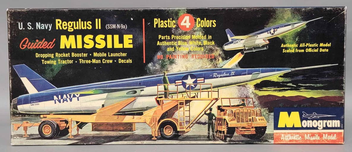 Monogram US Navy Regulus II Guided Missile model kit in original box ...