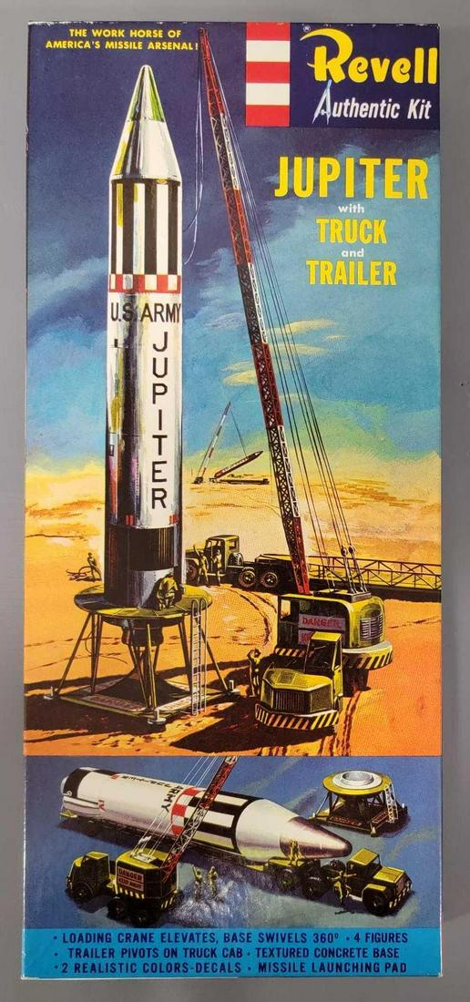Revell Jupiter With Truck And Trailer Model Kit In Type S Original Box
