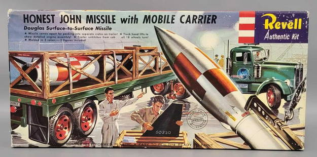 Upc 1/40 Scale Honest John Missile Launcher Model Kit In Original Box