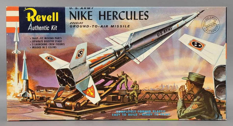 Revell Us Army Nike Hercules Douglas Ground To Air Missile Model Kit In ...