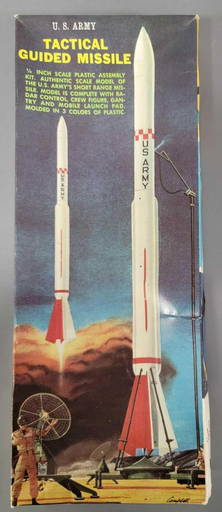 Hawk Us Army Tactical Guided Missile Model Kit In Original Box