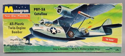 Monogram 1950's Pby 5a Catalina Plastic Model Kit