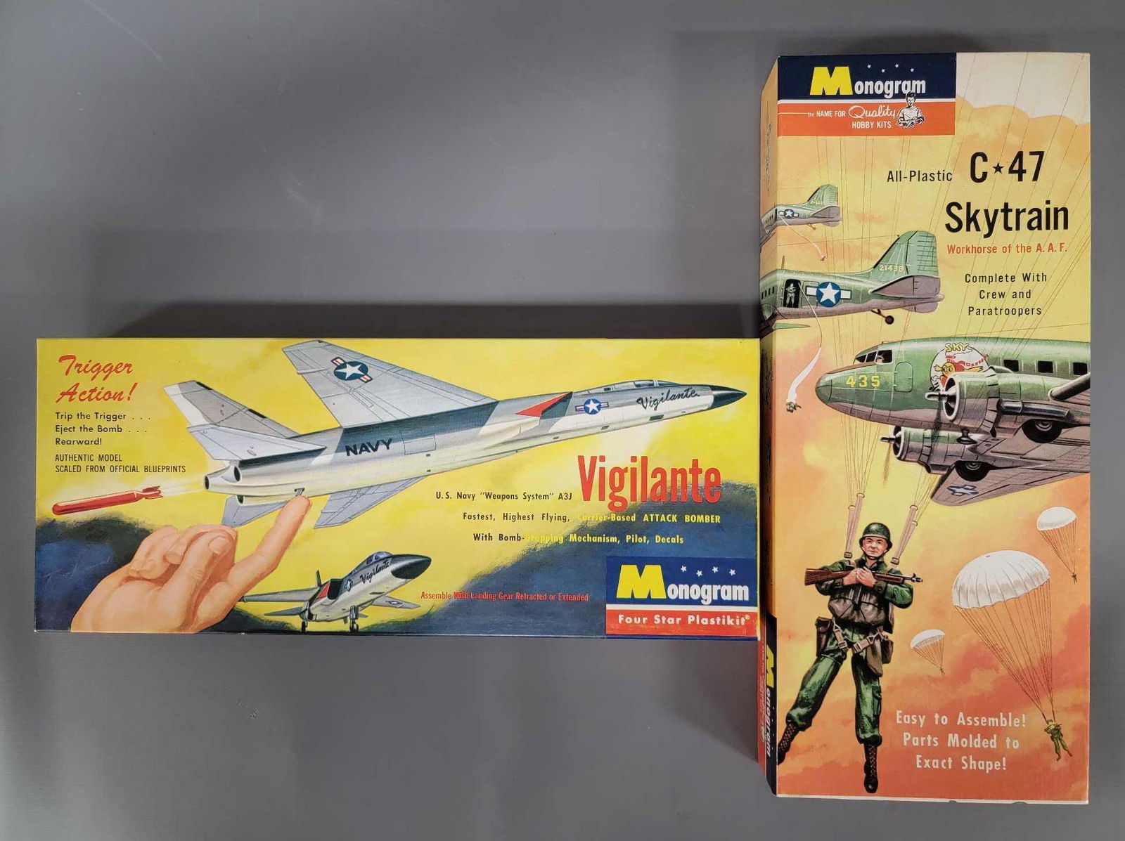 Two Monogram Military plane model kits in original boxes - Jun 11, 2022 ...