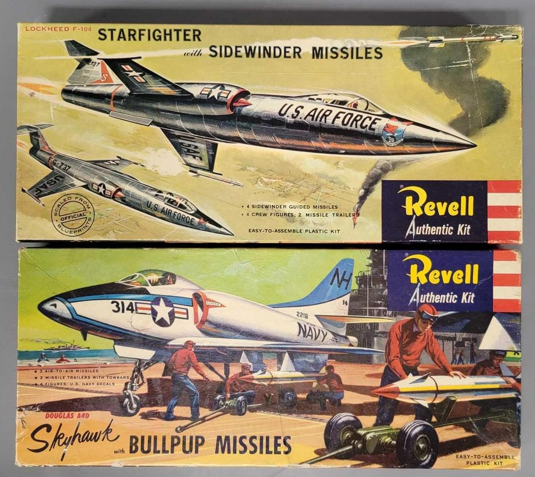 Two Revell Military plane model kits in in type S original boxes (#0076 ...