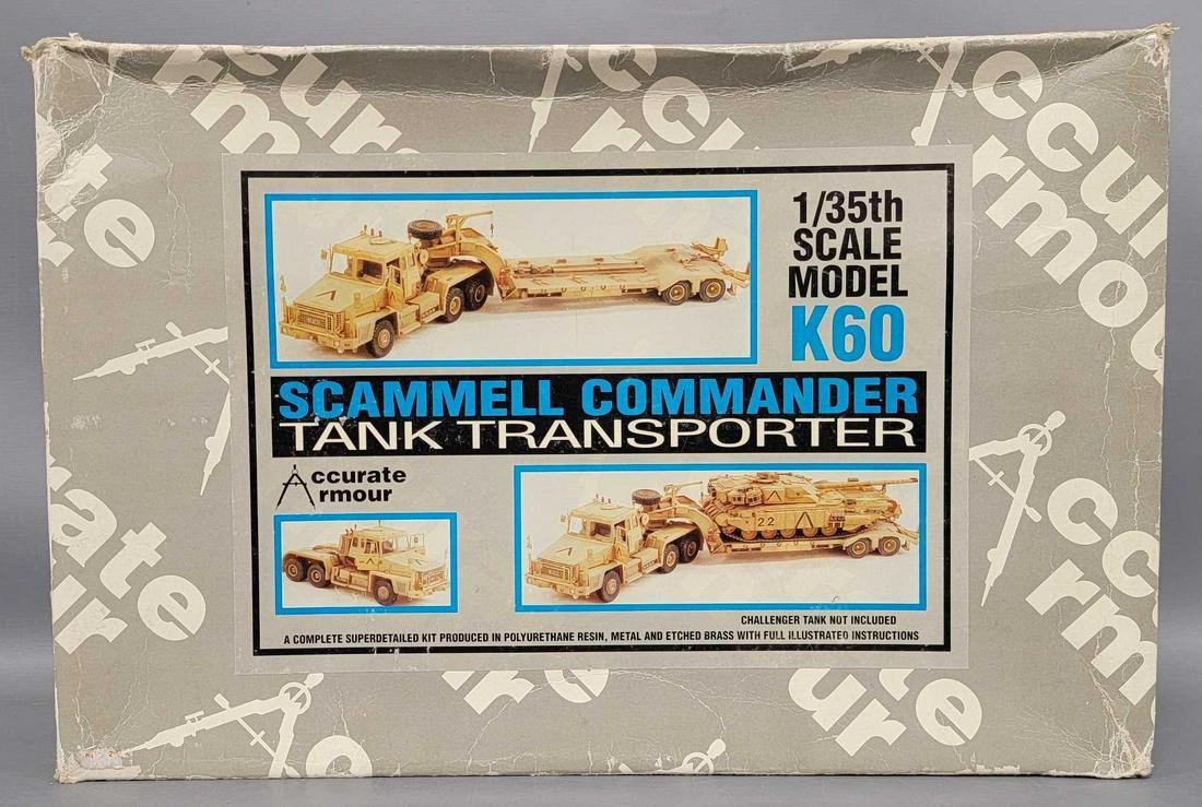 Accurate Armour 1/35 scale model kit K60 Scammell Commander Tank ...