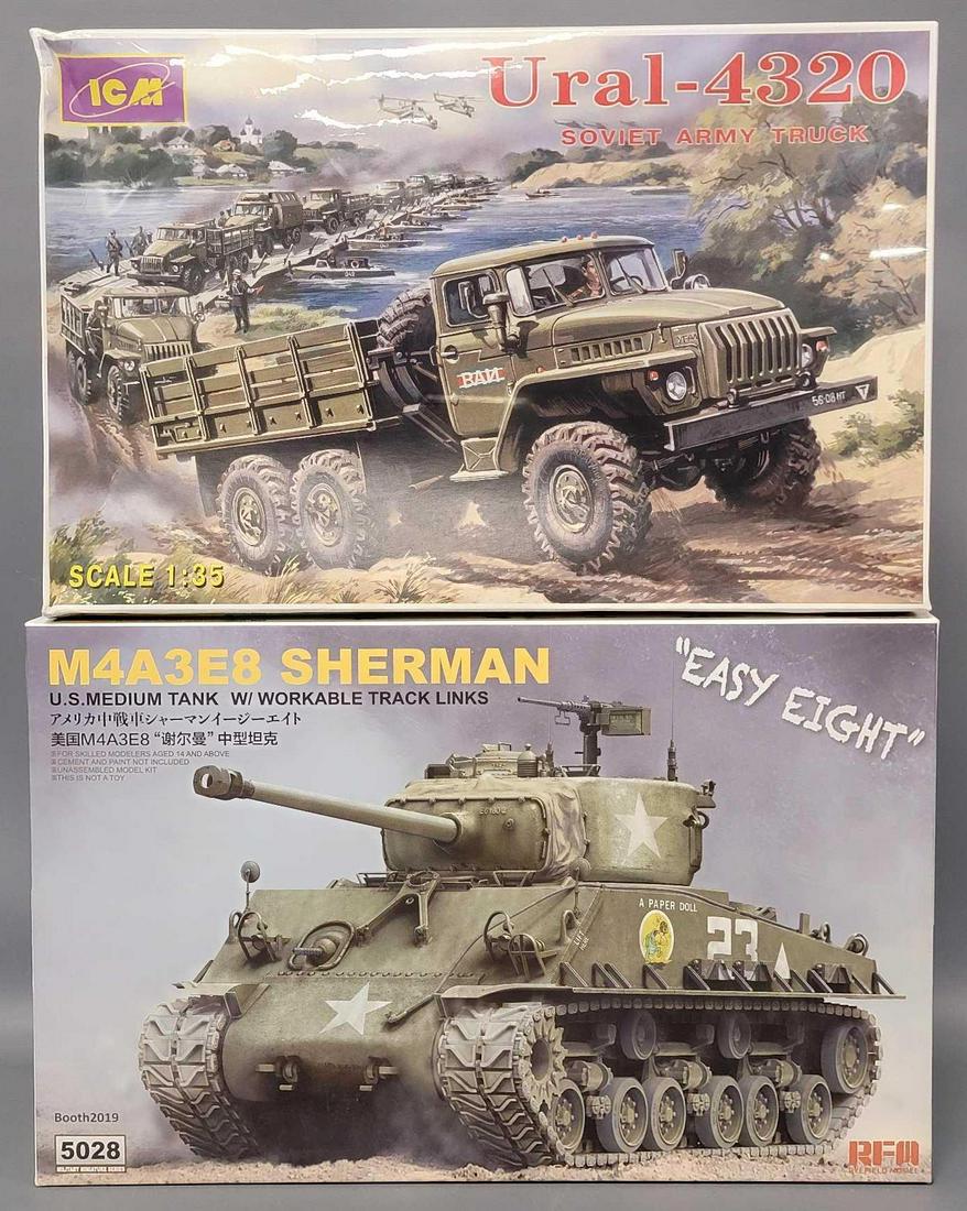 Two 1/35 Scale Military Model Kits In Original Boxes