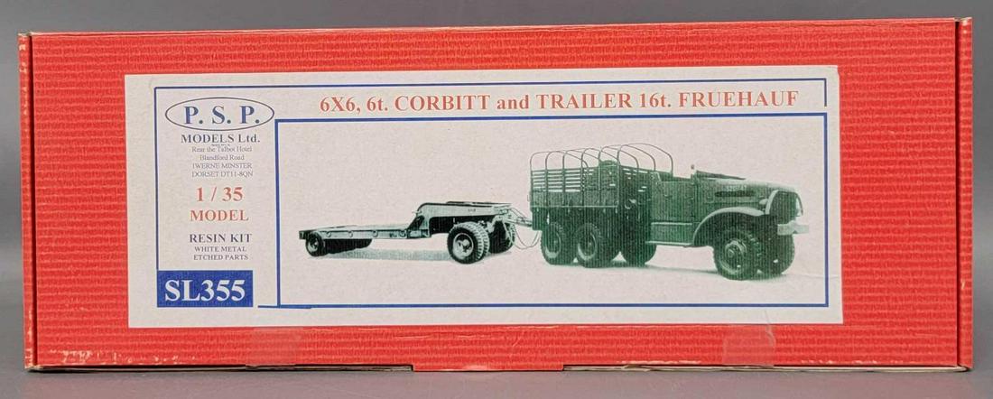 P.s.p. Models Ltd 1/35 Scale 6x6 6 Ton Corbitt Resin Model Kit In Original Box