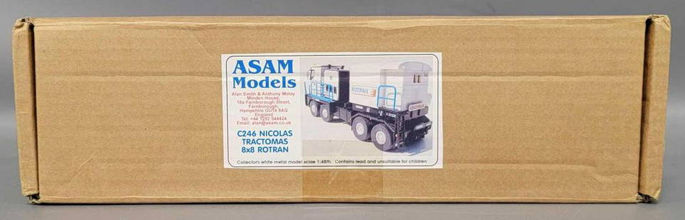 Asam Models 1/48 Scale C246 Nicolas Tractomas 8x8 Rotran Metal Model ...