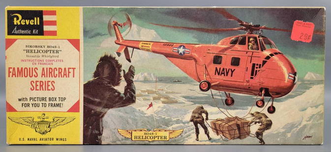 Revell H 172 Famous Aircraft Series Ho4s 1 Helicopter Model Kit In ...