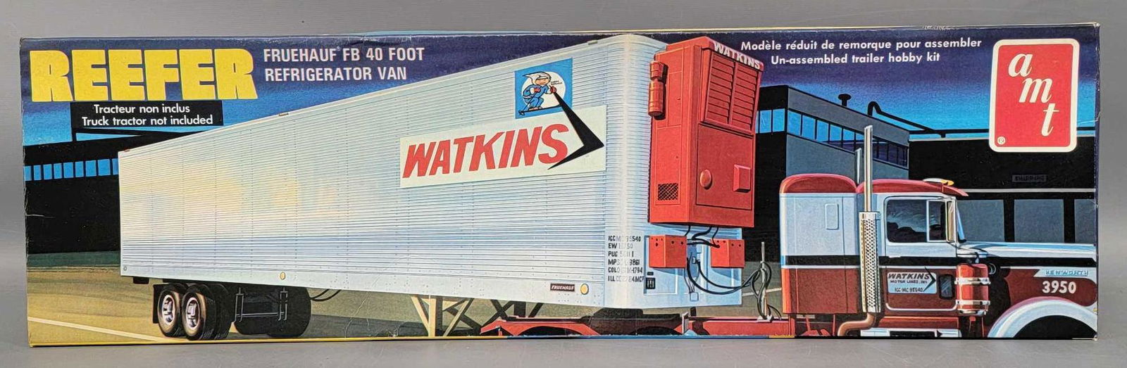 Amt 1/25 Scale T507 Reefer Fruehauf Fb 40 Foot Refrigerator Van Model ...