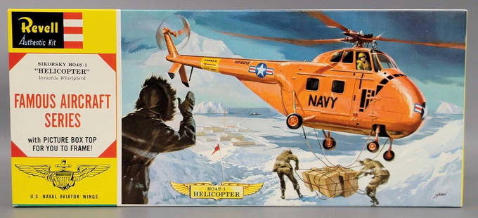 Revell H 172 Famous Aircraft Series Ho4s 1 Helicopter Model Kit In ...