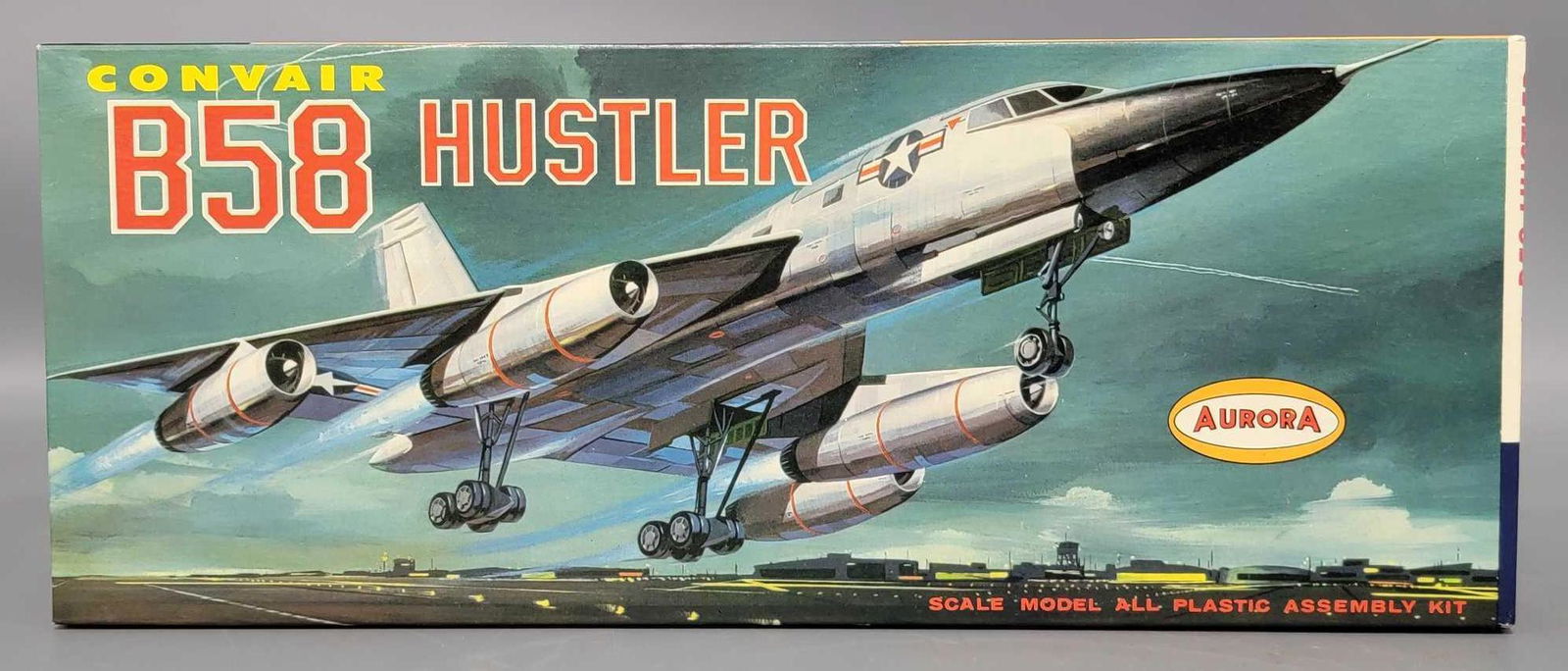 Aurora 1/48 scale 144 Convair B58 Hustler model kit in original box ...