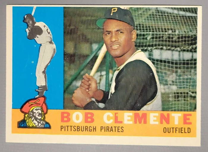 1960 Topps Bob Clemente baseball card #326 (#0056) on Aug 13, 2022 ...