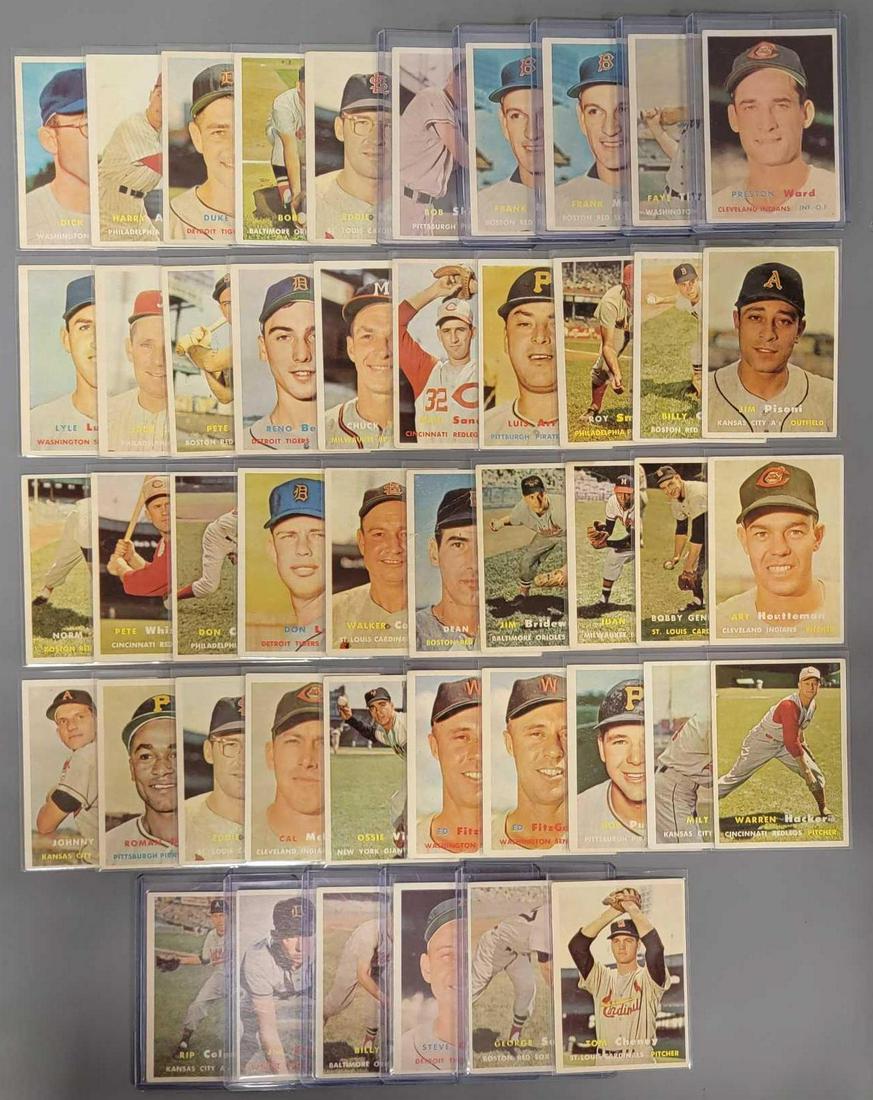 Forty Six 1957 Topps Common Baseball Cards