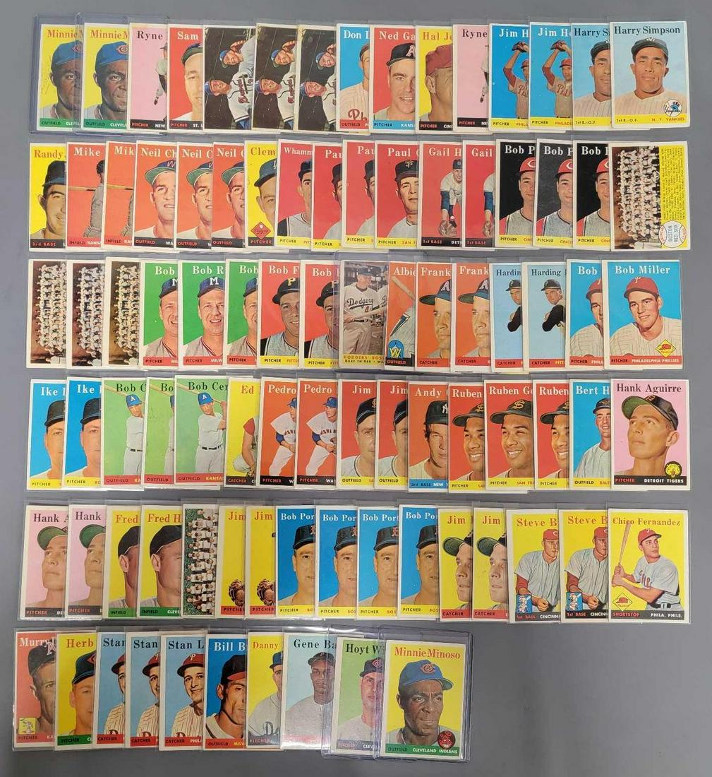 Ninety 1958 Topps common baseball cards (#0138) on Aug 13, 2022 ...