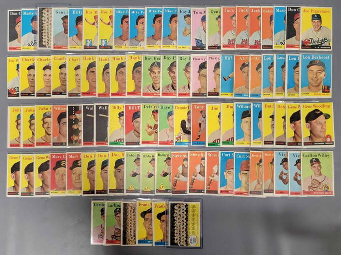 Ninety 1958 Topps common baseball cards (#0139) on Aug 13, 2022 ...