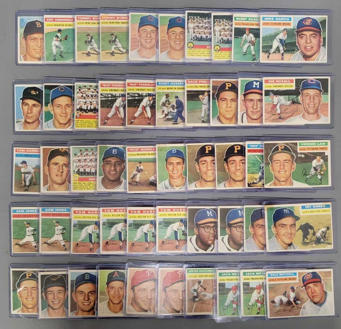 Fifty 1956 Topps common baseball cards (#0149) on Aug 13, 2022 ...