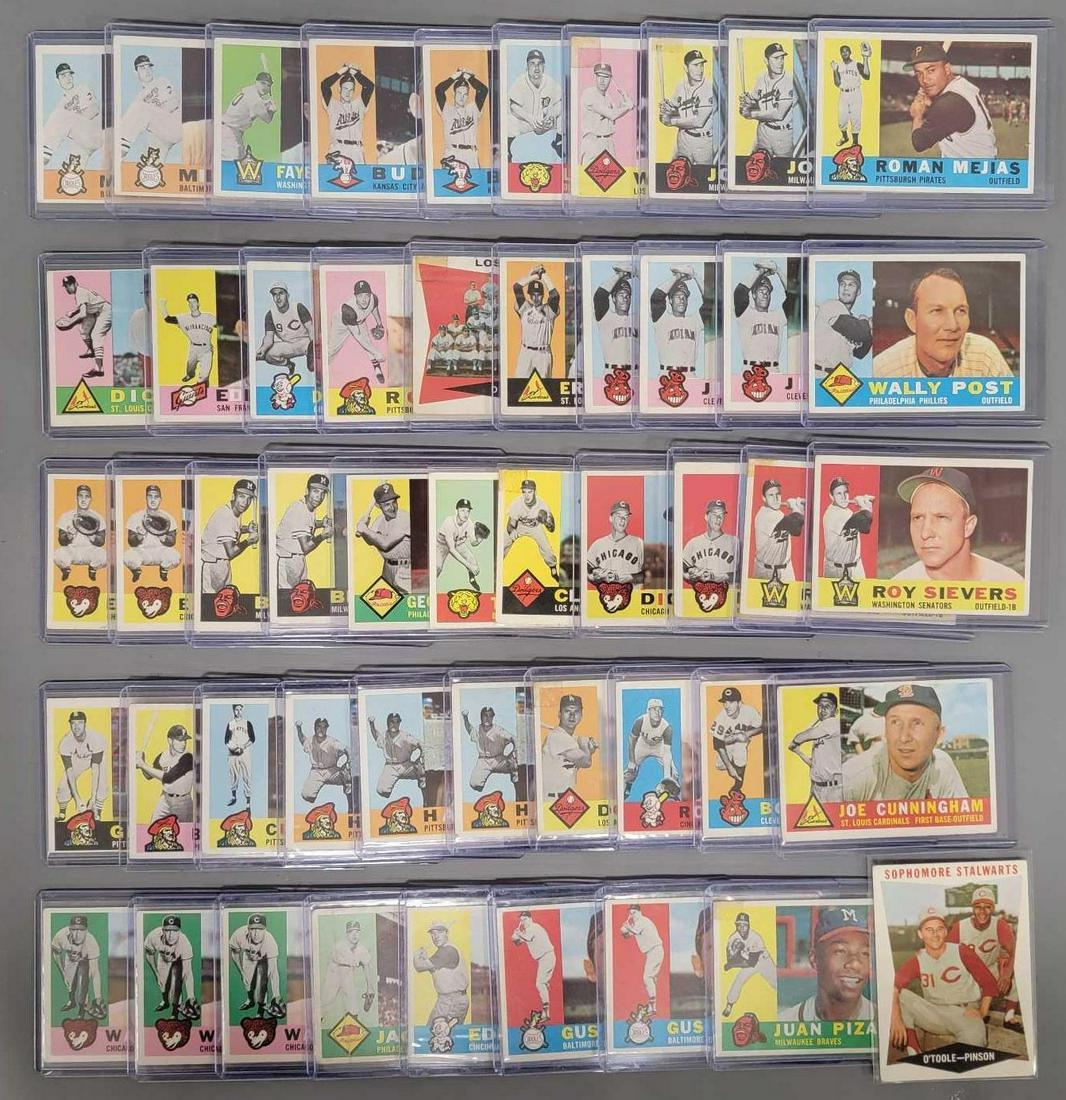 Fifty 1960 Topps common baseball cards - Aug 13, 2022 ...