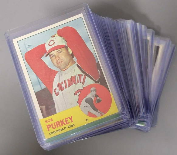 Sixty-six 1963 Topps common baseball cards (#0160) on Aug 13, 2022 ...