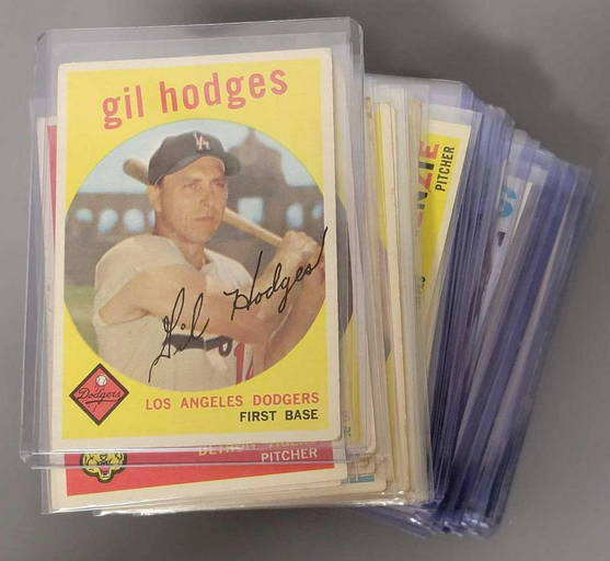 Forty Seven 1959 And Twenty Eight 1964 Topps Common Baseball Cards