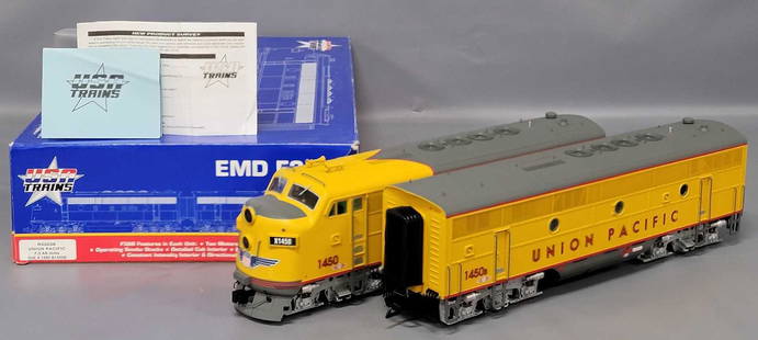 Usa Trains G Gauge Emd F3ab Union Pacific Locomotive Set 1450 & 1450b ...