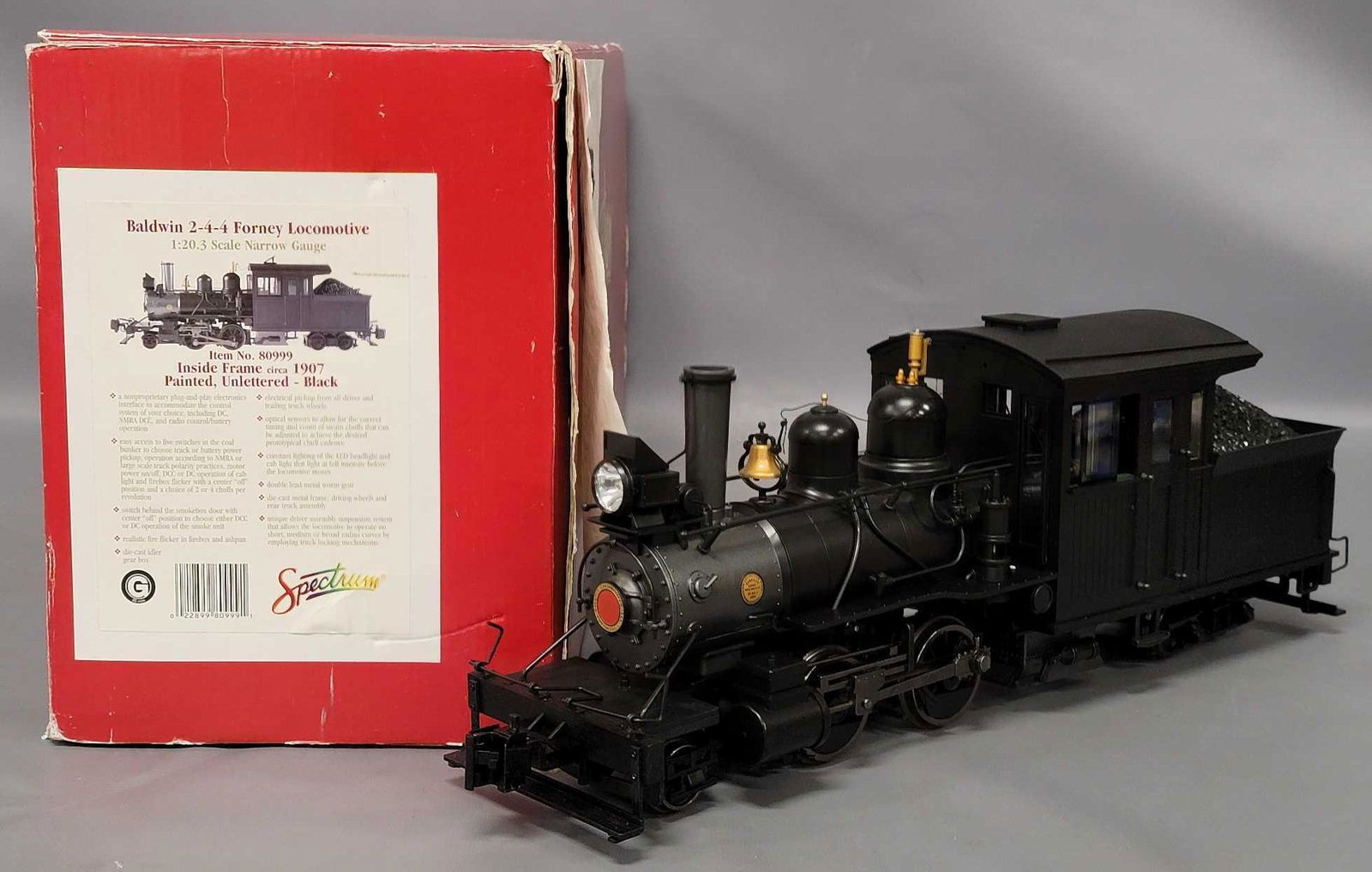 Bachmann Spectrum Narrow Gauge Locomotive With Original Box