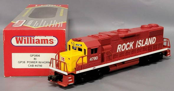Williams O Gauge Rock Island Gp38 Powered Diesel In Original Box
