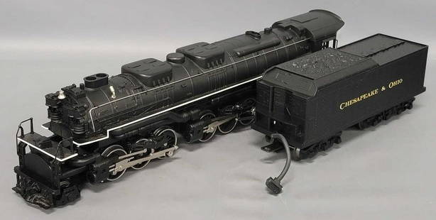 Mth O Gauge Chesapeake & Ohio Allegheny 2 6 6 6 Steam Locomotive & Tender