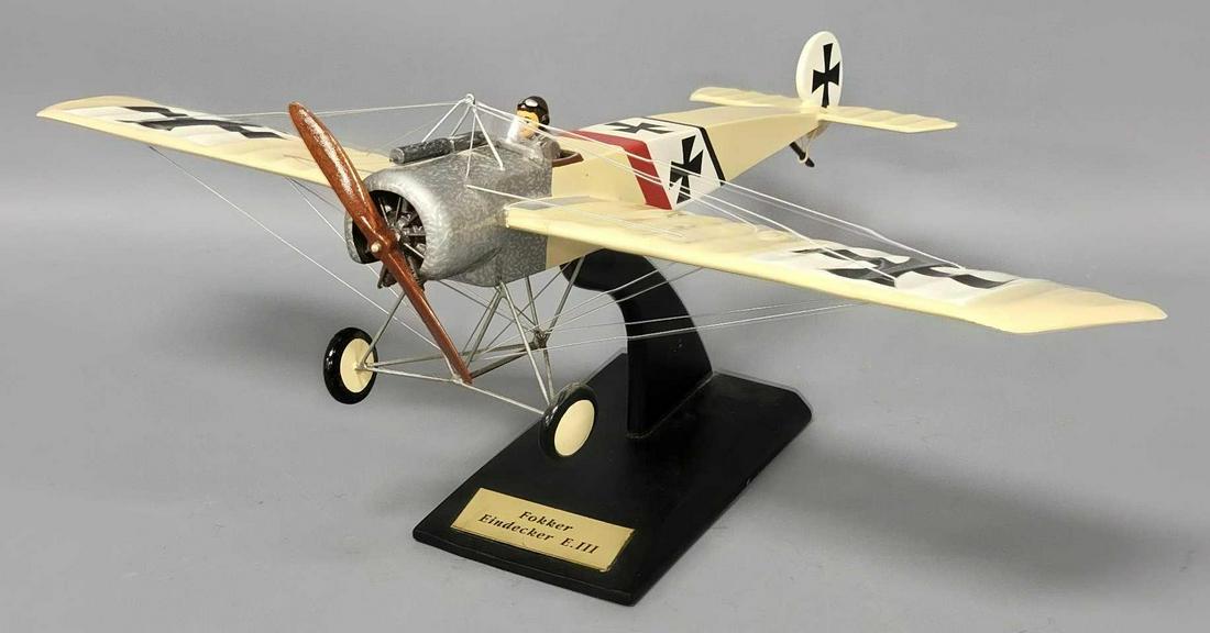 German Fokker Eindecker E.iii Toys & Models Corp 1/20 Scale Desk Plane